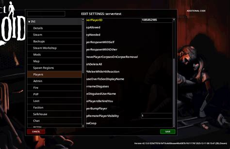 42130 Server Settings Ui Player Seciton Is Bugged Out Bug