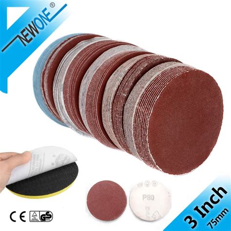 3 дюйма 75 мм наждачная бумага 10 шт шлифовальный диск 60 2000 зернистость для шлифовальной