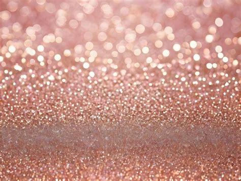 Rose Gold Glitter Bokeh Texture Background Rose Gold Bright And Pink Champagne Sparkle
