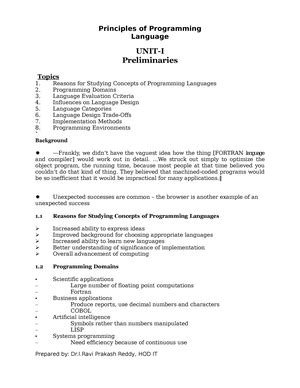 Ppl Assg Cfg And Cnf Principles Of Programming Languages Studocu