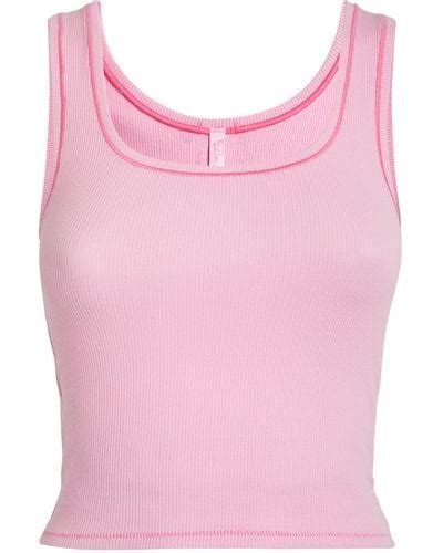 Pink Skims Tops For Women Lyst