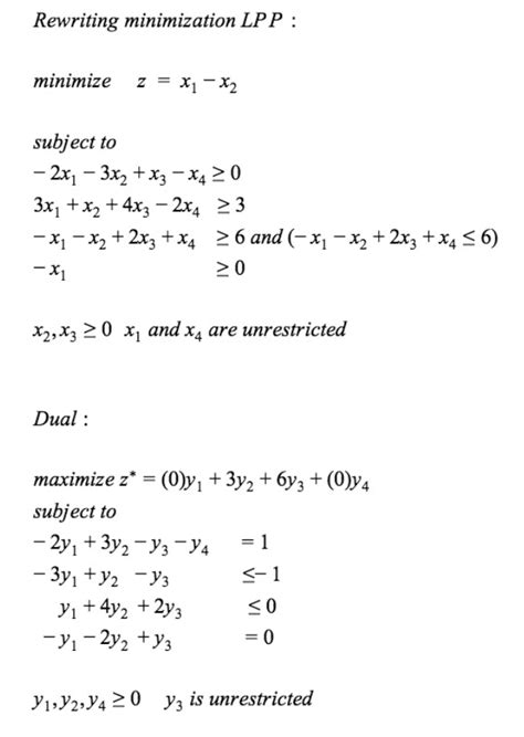 Optimization Asked To Find The Dual Of A Given Primal Problem Is My