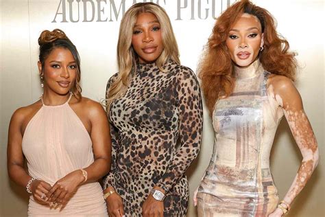 Serena Williams Enjoys A Stylish Girls Night Out With Victoria Monét And Winnie Harlow