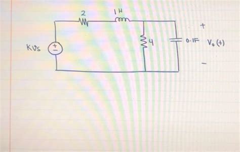 Solved Find Transfer Function H S Vout V In Chegg