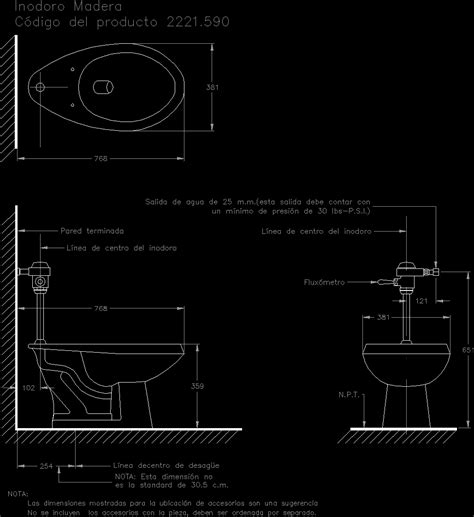 Wc DWG Section For AutoCAD Designs CAD