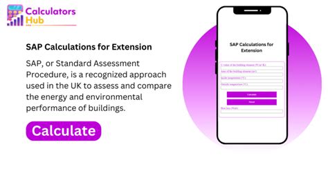 SAP Calculations For Extension Online
