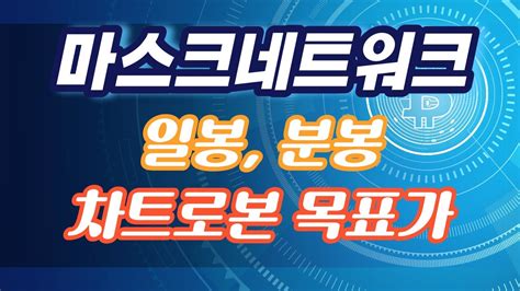마스크네트워크 전망 마스크네트워크 일봉 분봉 차트로본 5~6월 목표가 Youtube