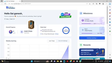 Sai Ganesh Katakam On Linkedin Aprilcodechallenge Python Ccbp Ccbpian Ccbpacademy