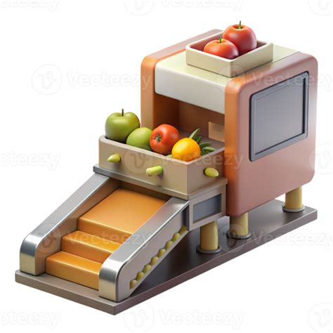 Serene Modern Automated Sorting Machine For Produce Cutout Professional
