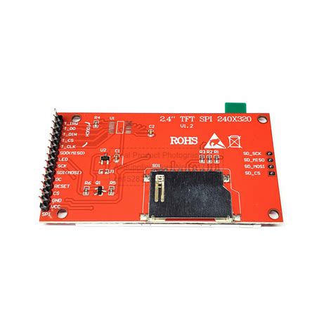 2 4นิ้ว spi tft lcd หน้าจอ serial port โมดูล240x320 5v 3 3v pcb อะแดปเต