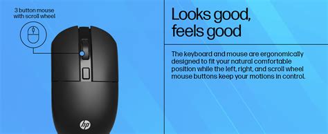 Amazon In Buy HP KM Wireless Mouse And Keyboard Combo Full Size Ergonomic Design Button