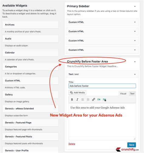How To Add An Extra Widget Section Before Footer Widget Area Genesis