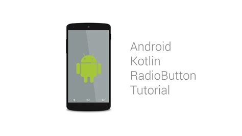 Android Kotlin Radiobutton Tutorial Youtube