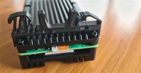 Din Rail Mount Raspberry Pi 4 Armor Case Wider Grips For Case Flat Position Horizontal