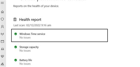Hide The Device Performance And Health Area In Windows 10 Whats Running