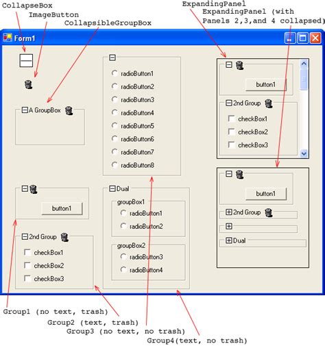 Collapsible Group Box Codeproject