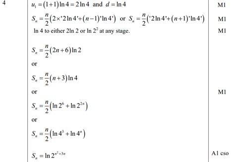 How To Do This Math Question Arithmetic Series R Igcse