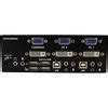 Startech Com 2 Port DVI VGA Dual Monitor KVM Switch USB With Audio SV231DDVDUA Zoro