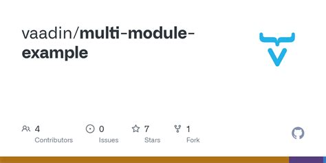 Github Vaadinmulti Module Example