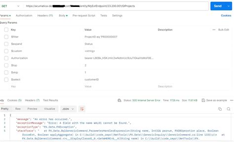 Fetching Data From Acumatica Rest Api Community