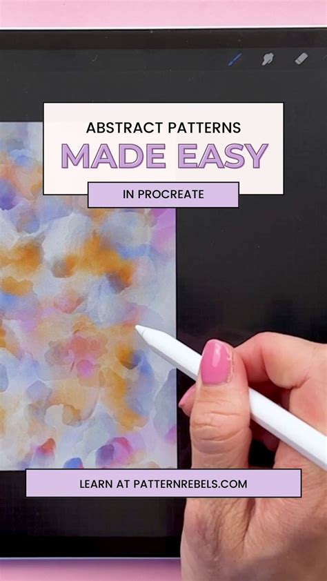 Learn How To Create Abstract Watercolor Patterns In Procreate