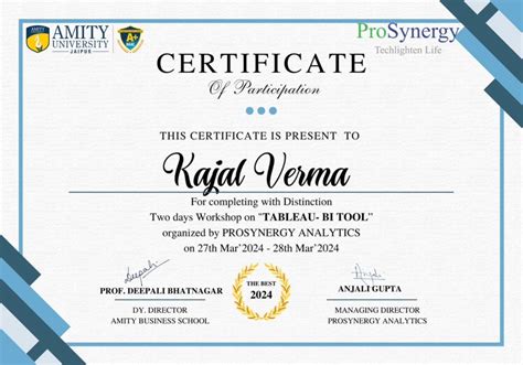 Kajal Verma On Linkedin Tableau Businessintelligence Datavisualization Amityuniversityjaipur…