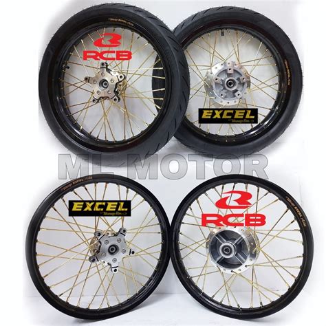 Y15zr Y16 Takasago Excel Asia 160x17 Rcb Lidi Gold Hub Gantang Chrome With Pirelli Tubeless