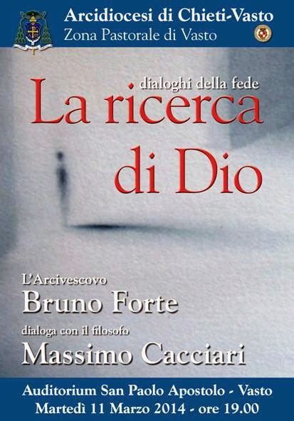 I Dialoghi Della Fede A Vasto Lincontro Con Il Vescovo Bruno Forte