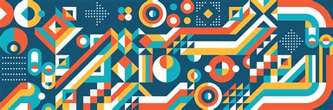 기하학적 배경 디자인 추상적인 아트워크 패턴입니다 기하학적 인물 그래픽 인쇄 수평 포스터 비즈니스 프리젠 테이션 커버 배너 벡터