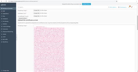 How To Install An Ssl Certificate On Plesk 12 Helpdesk