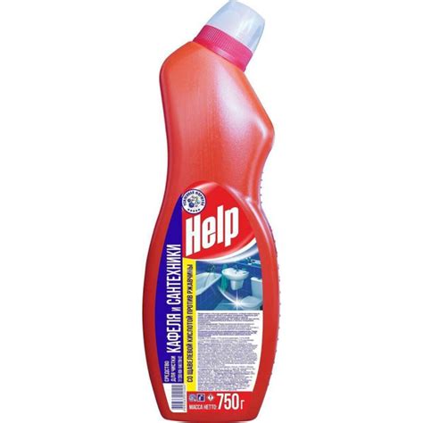 Средство для сантехники Help для кафеля со щавелевой кислотой 750гр купить с доставкой по
