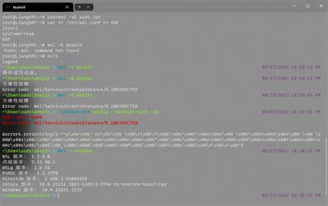 按照教程。直接wsl Service报错了 · Issue 5 · Deepin Community Deepin Rootfs · Github