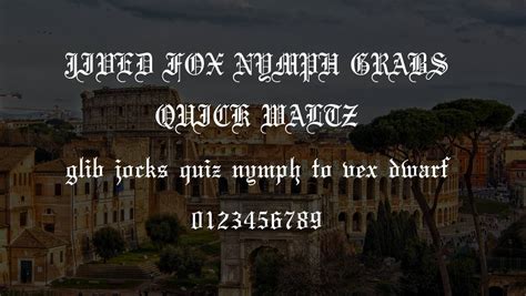 Olde English Font Free Download