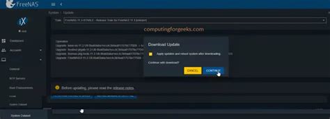 Truenas And How To Upgrade From Freenas To Truenas Core Computingforgeeks