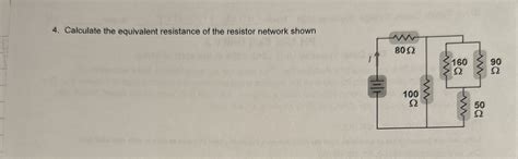 Solved Calculate The Equivalent Resistance Of The Resistor