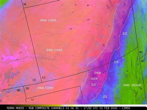 01 February 2002 Central Us Snow And Ice Storm