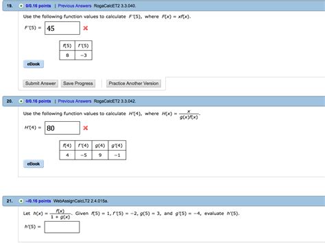 Solved Derivative Composite Function Help Please Will Award Chegg Com