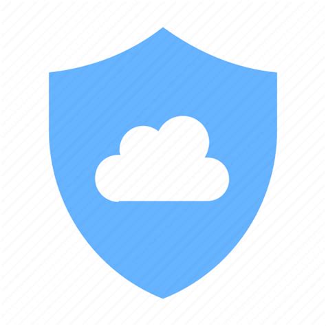 Cloud Protection Security Secure Network Safety Encrypted Icon