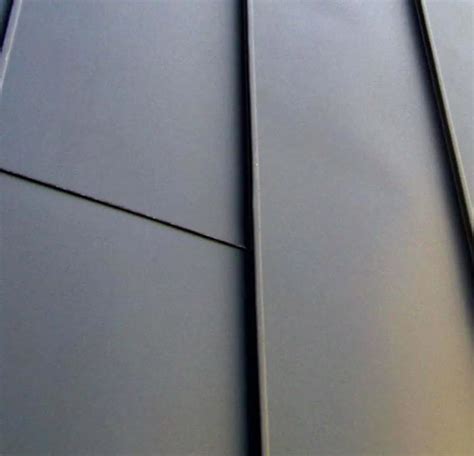 Architectural Wall Cladding System Single Lock Standing Seam Cladding