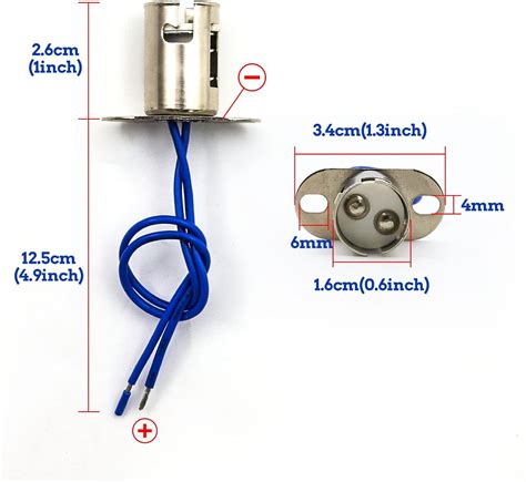 2pcs 1157 Bay15d Led Light Bulb Socket Dc 12v 1157 Light Socket Wiring Harness Connector Plug