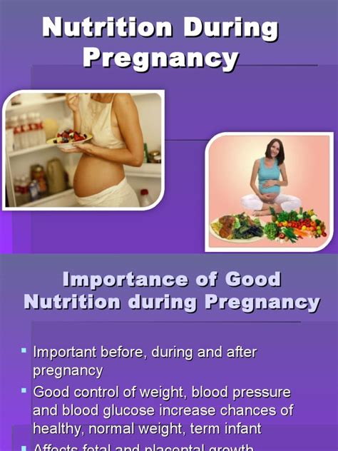 Nutrition During Pregnancy Pdf Pregnancy Folic Acid