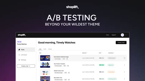 Shoplift ‑ A B Testing Shoplift The Shopify A B Testing App Shopify App Store