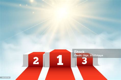 수상자를 위한 벡터 일러스트레이션 상금 수상자를 기리는 받침대 또는 플랫폼 1위에 대한 스톡 사진 및 기타 이미지 1위 경쟁 권투 스포츠 Istock