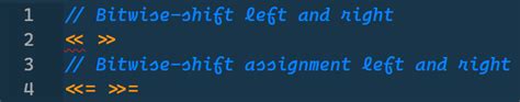 Feature Request Add Ligatures For Bitwise Shift Assignment Operators · Issue 512