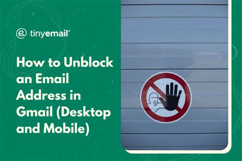 How To Unblock An Email Address In Gmail Desktop And Mobile TinyEmail Marketing Automation