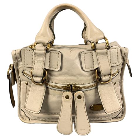 Chloe Beige Leather Shoulder Bag For Sale At 1stdibs