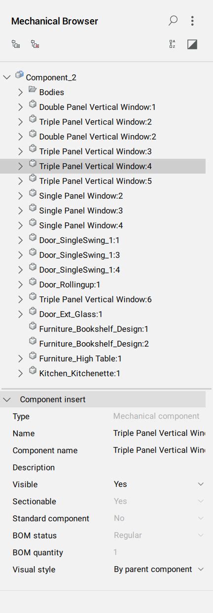 Exploring The Bim Interface Bricscad Bim Bricsys Help Center
