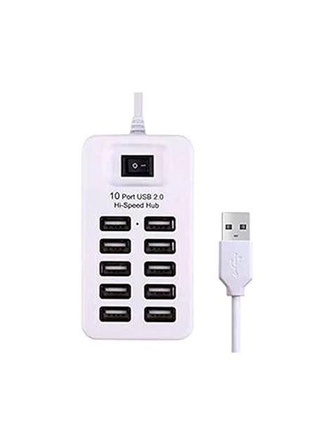 Хаб концентратор Usb 2 0 Hub на 10 портов купить по цене 980 ₽ в
