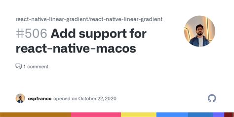 Add Support For React Native Macos · Issue 506 · React Native Linear