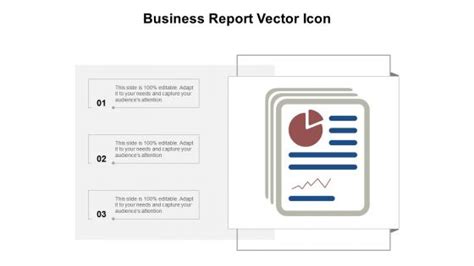 Business Report Vector Icon Ppt Powerpoint Presentation Summary Guidelines